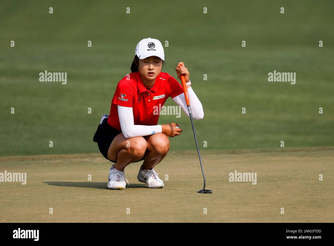 Yu Liu of China, in actions during the final round of the LPGA's ANA ...