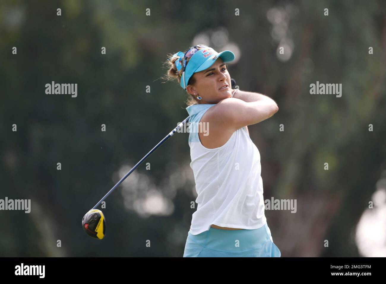 Lexi Thompson in actions during the final round of the LPGA's ANA ...