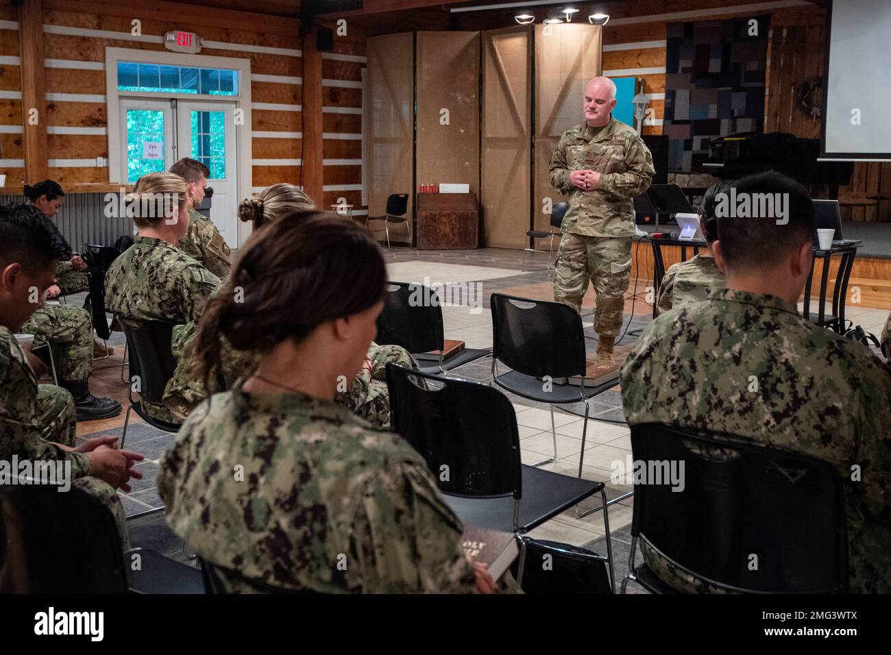 U.S. Air Force Capt. Conner Simms, a chaplain with the 934th Airlift ...