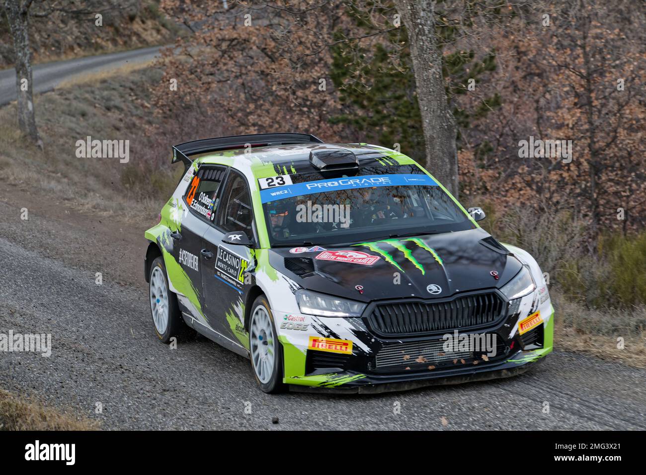 WRC2 MONTE CARLO 2023 Solberg Oliver - Edmondson Elliott ES10/13 ...