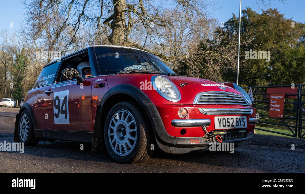 MGJ Engineering Circuit Rally Brands Hatch January 2023 Stock Photo - Alamy
