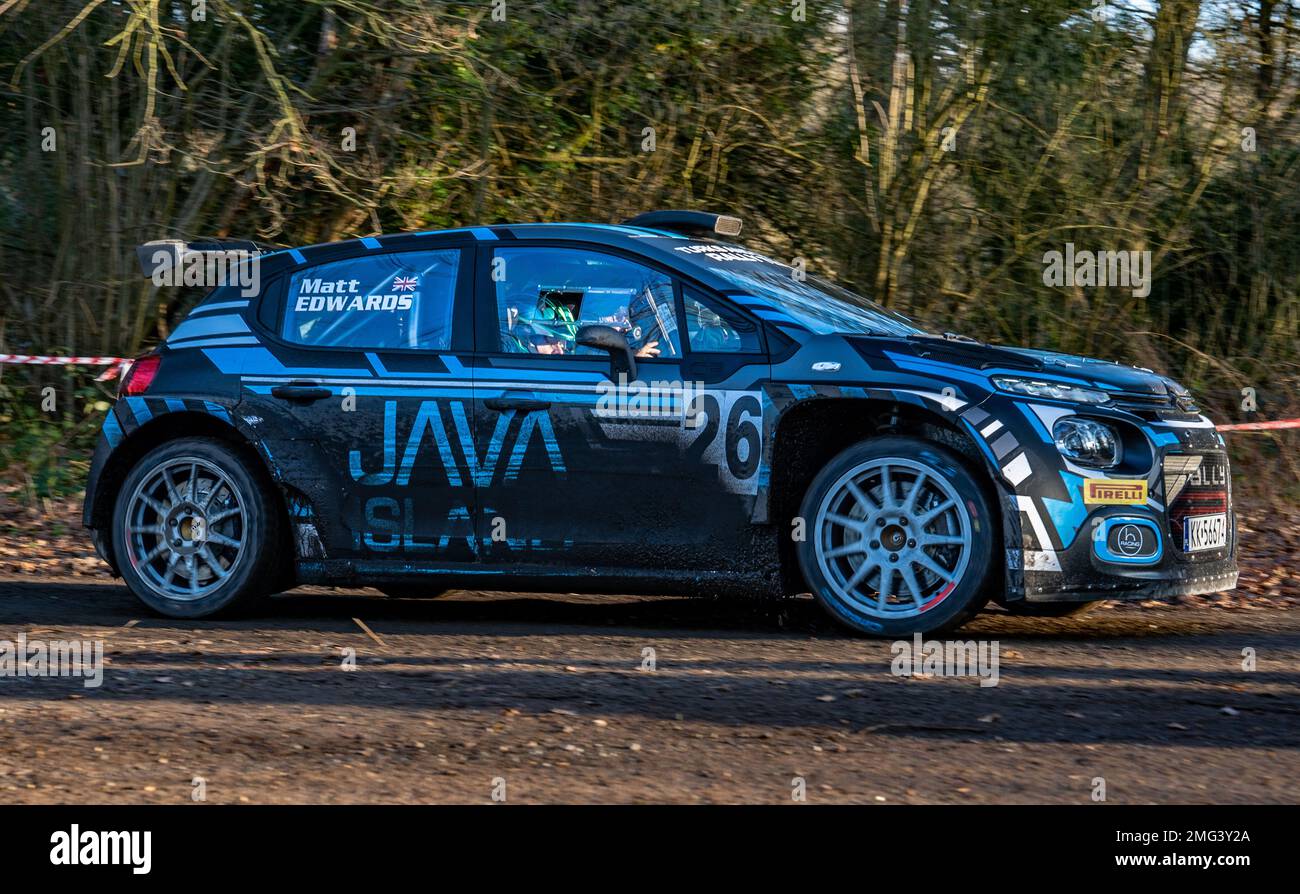 MGJ Engineering Circuit Rally Brands Hatch January 2023 Stock Photo - Alamy