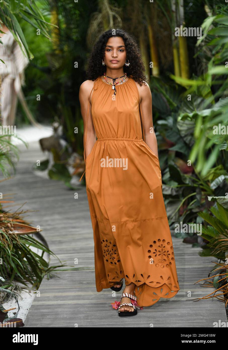 Actress/model Indya Moore walks the runway during the Jason Wu Spring ...