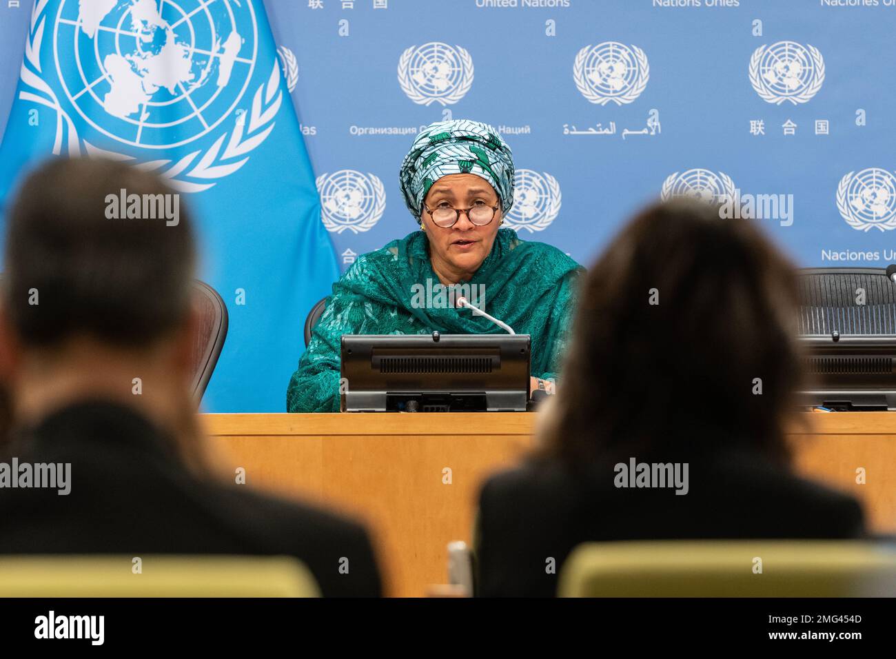 Amina J. Mohammed, Deputy Secretary-General briefed press on her visit ...