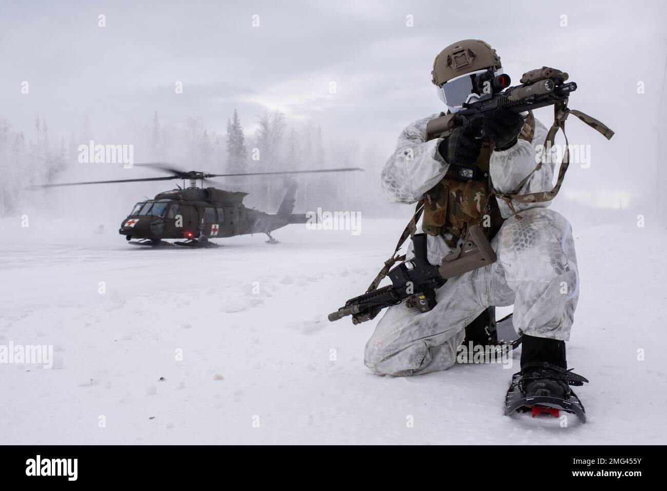 January 10, 2023 - Joint Base Elmendorf-Richardson, Alaska, USA - A U.S ...
