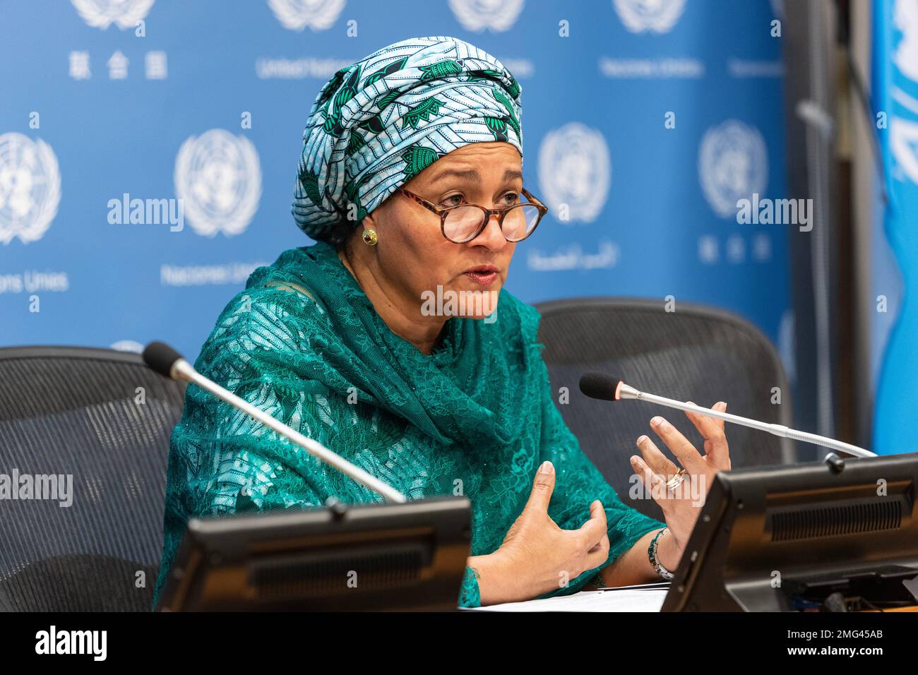 Amina J. Mohammed, Deputy Secretary-General briefed press on her visit ...