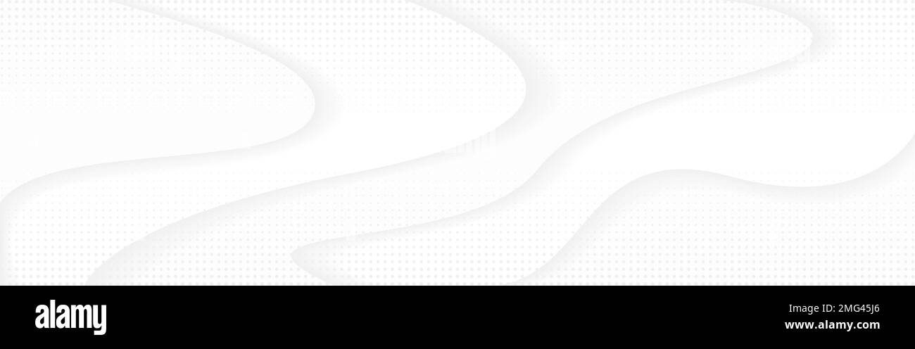 White abstract background. Neutral shapes with soft shadow. Smooth ...