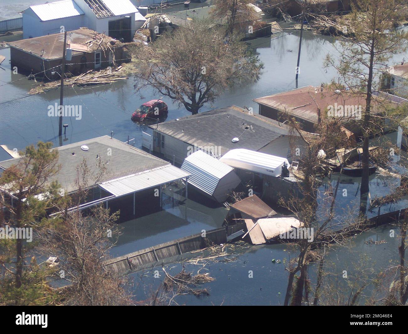 Aftermath - Flooding - Miscellaneous - 26-HK-36-126. aerial shot of ...