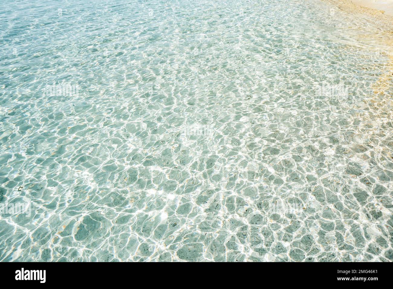 Blue sea clear water on the beach. Paradise island. Beautiful tourist ...