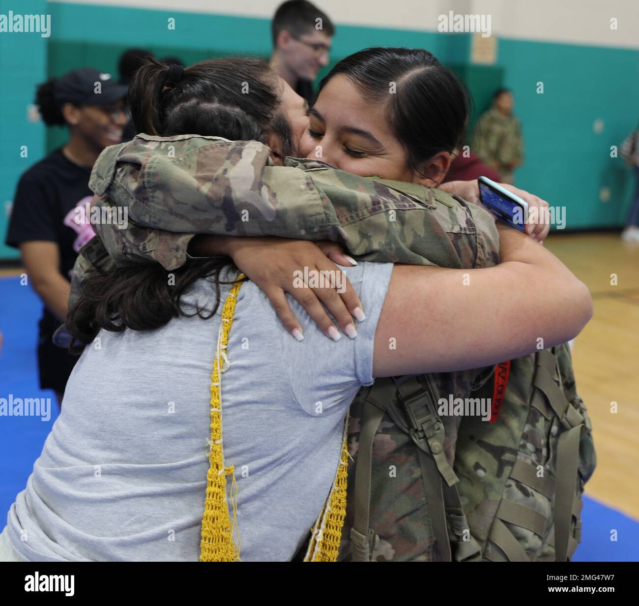 U.S. Army Spc. Gerri Diaz, a Soldier assigned to the 10th Brigade ...