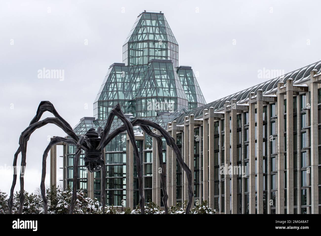 Ottawa, Canada - January 23, 2023: The National Gallery of Canada . A ...