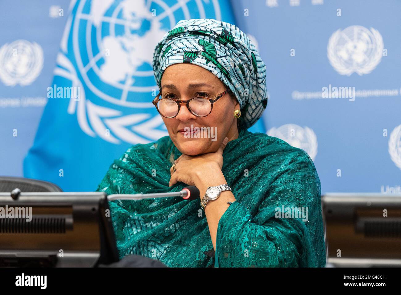 New York, USA. 25th Jan, 2023. Amina J. Mohammed, Deputy Secretary ...
