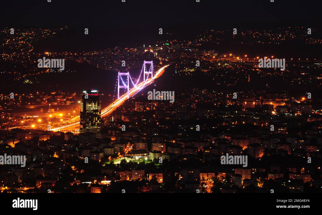 Istanbul and Night Stock Photo - Alamy