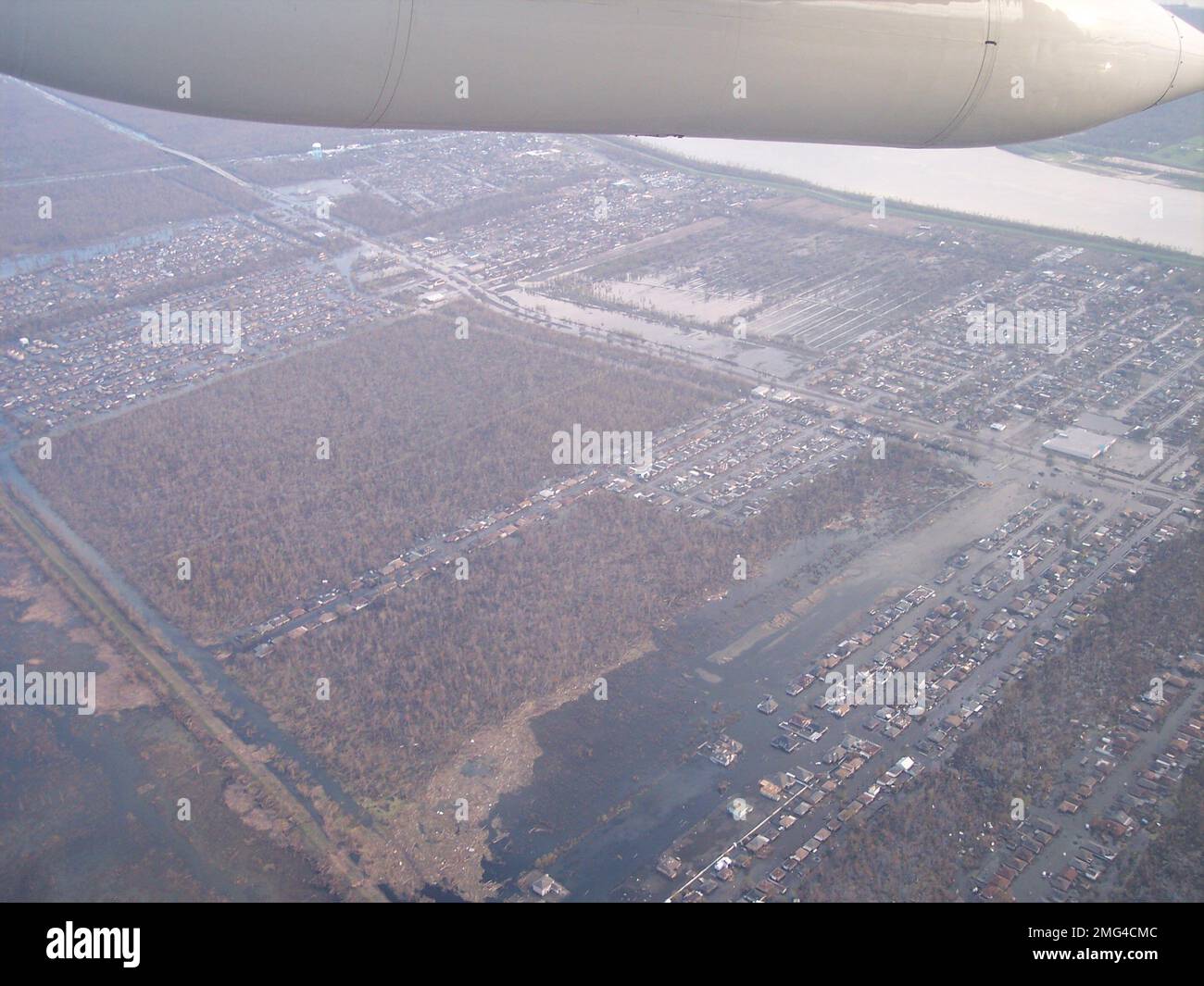 Aftermath - Flooding - Miscellaneous - 26-HK-36-323. high aerial shot ...