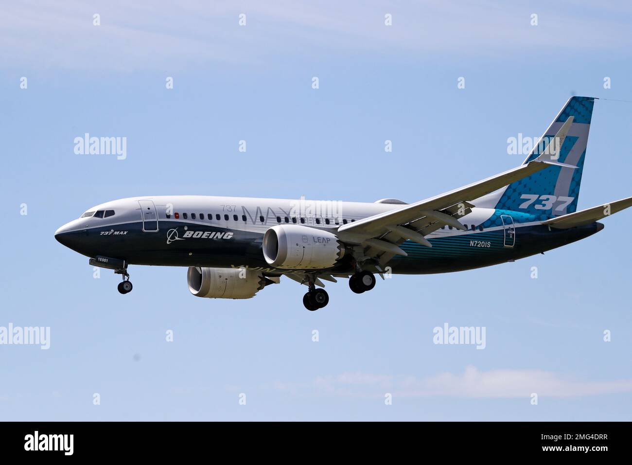 FILE - In this Monday, June 29, 2020 file photo, a Boeing 737 MAX jet ...