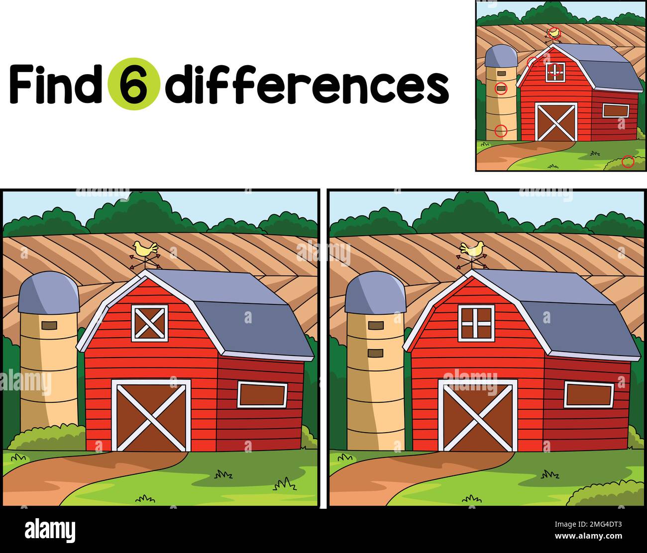 Spot the differences puzzle hi-res stock photography and images - Alamy