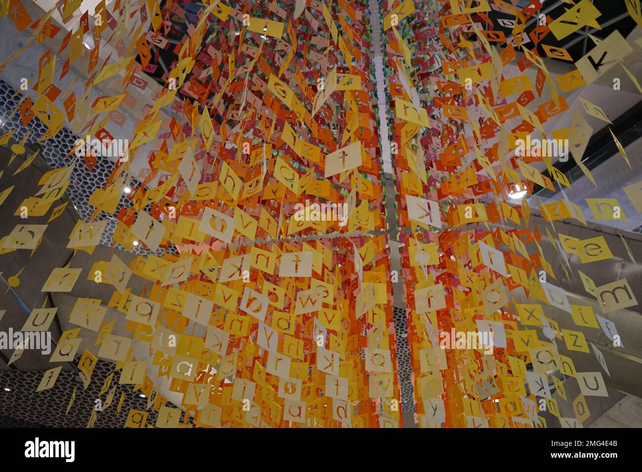 Flying letters hi-res stock photography and images - Alamy