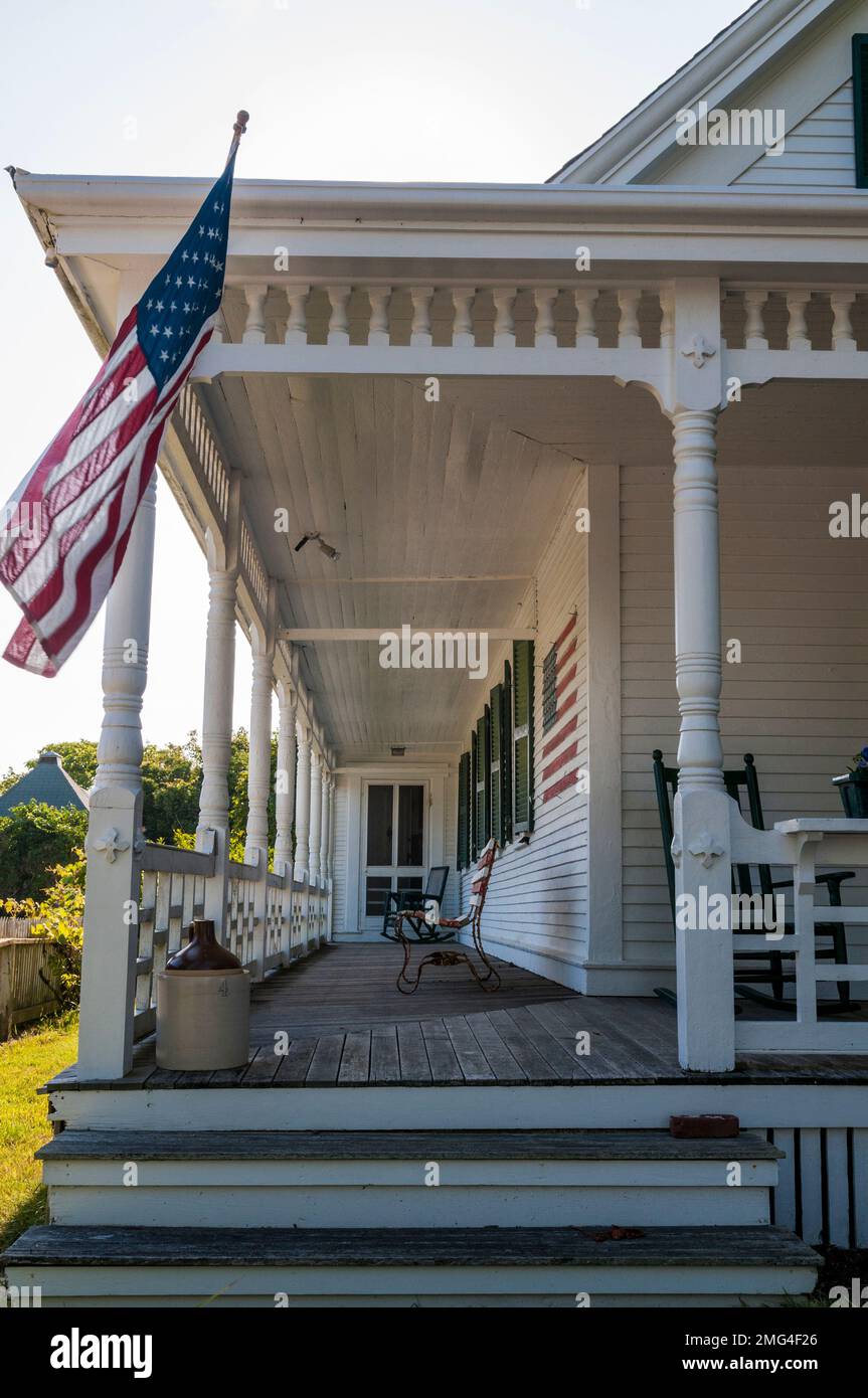Americana inspired house, Chatham, Cape Cod, Massachusetts, USA Stock ...