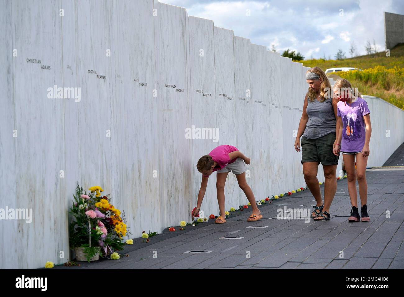 Madison, left, Lisa, center, and Natalie Grudowski of North Versailles ...