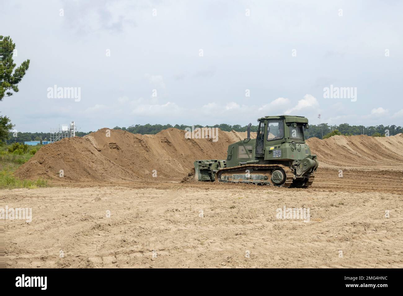 U.S. Marine Corps Lance Cpl. Caleb Daugherty, a heavy equipment ...