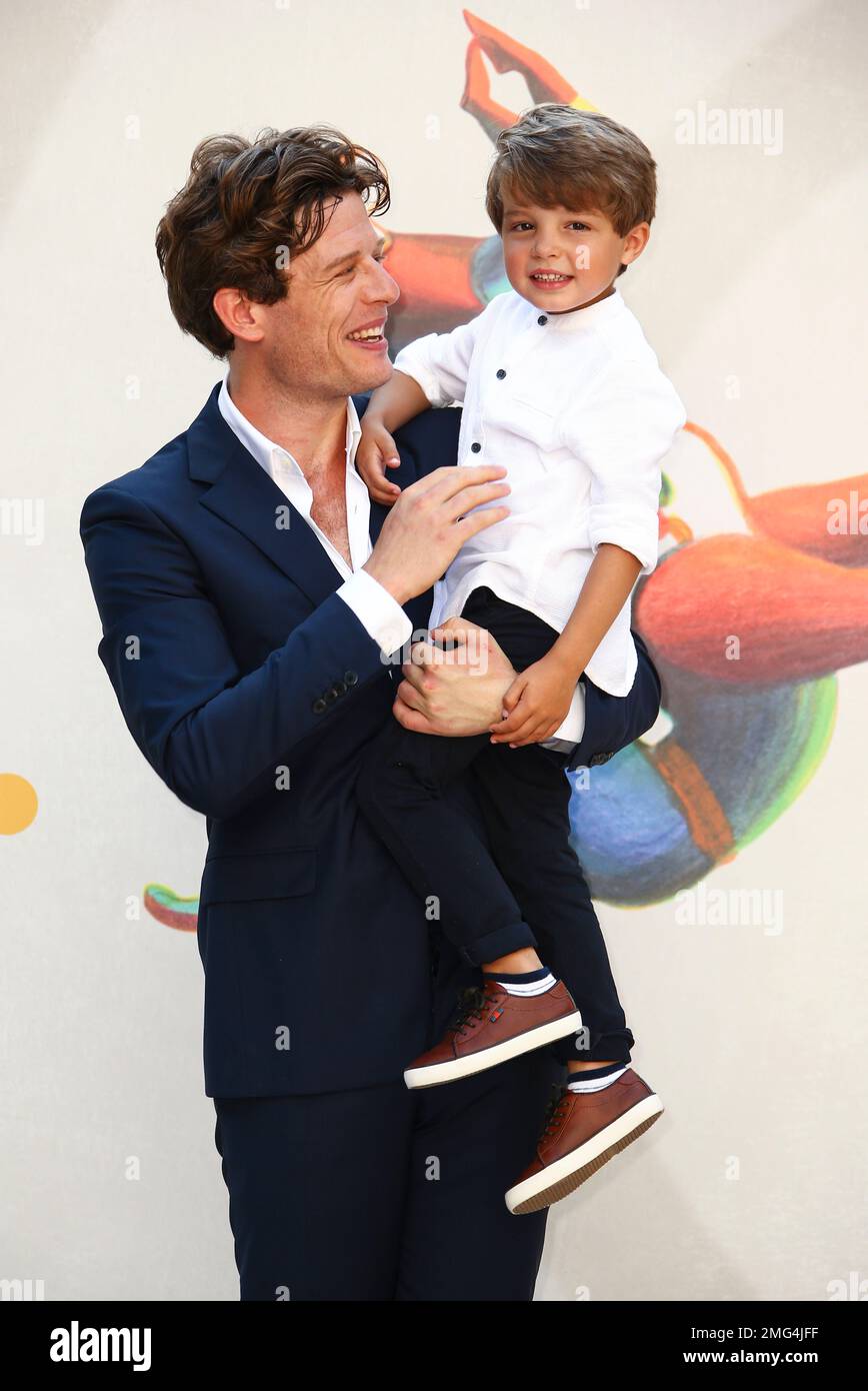 Actors James Norton, left, and Daniel Lamont pose for photographers ...