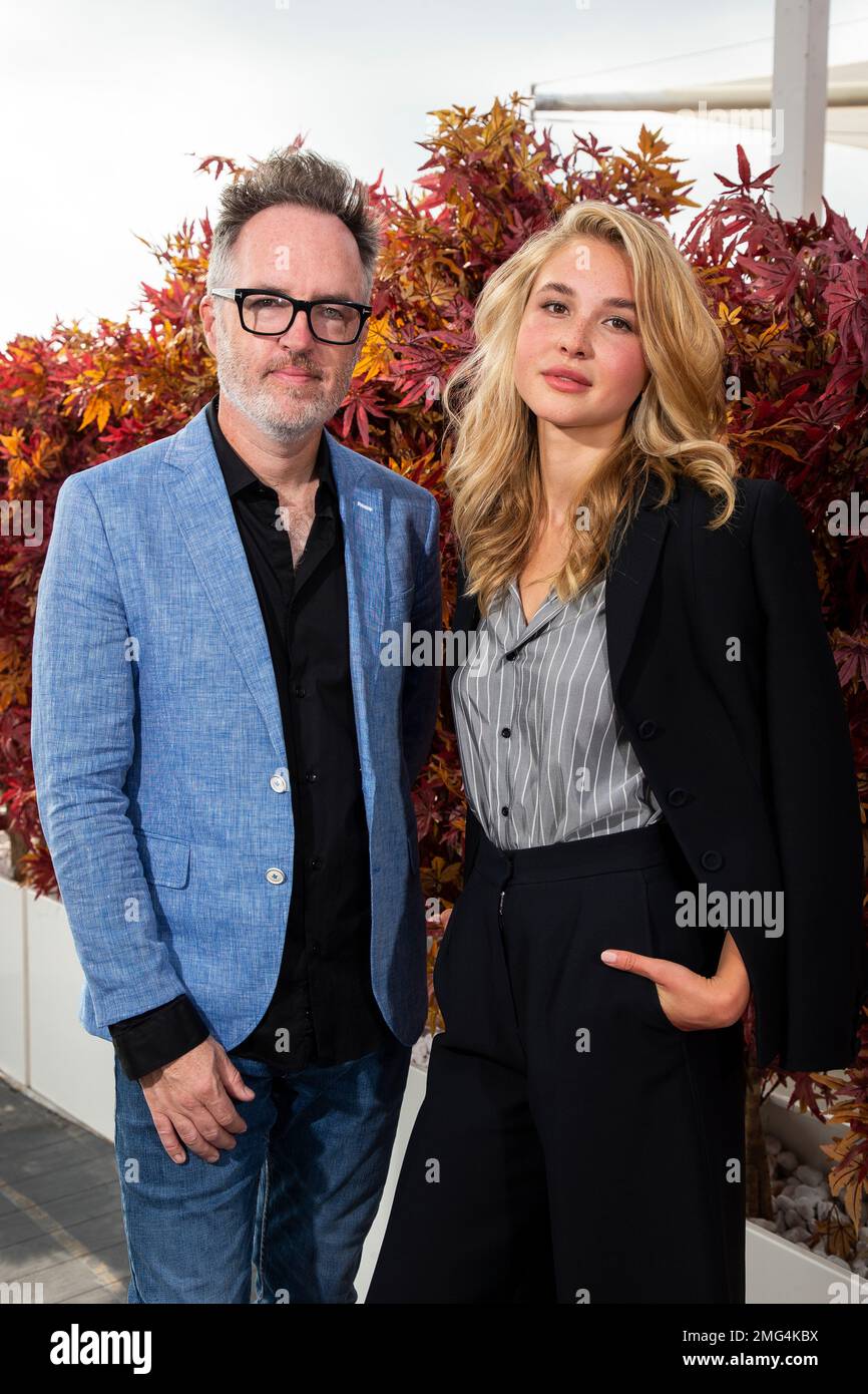 Director Kyle Rankin and actress Isabel May pose for portraits for the ...