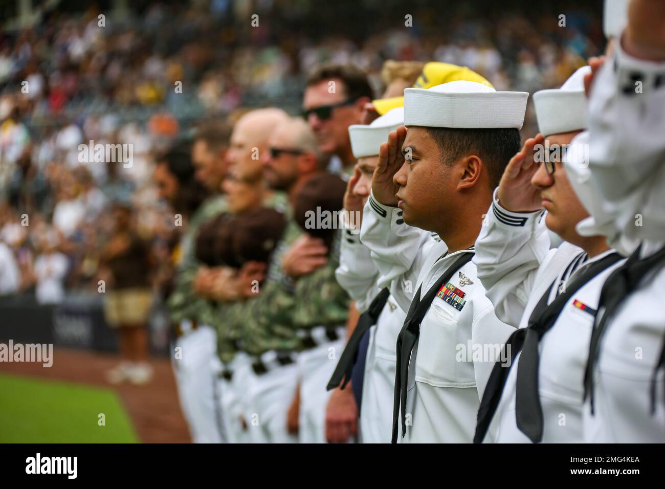 SAN DIEGO (Aug. 21, 2022) Sailors, assigned to the Nimitz-class ...