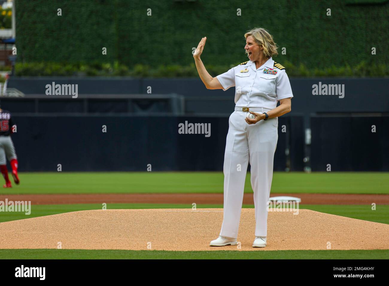 SAN DIEGO (Aug. 21, 2022) Capt. Amy Bauernschmidt, commanding officer ...