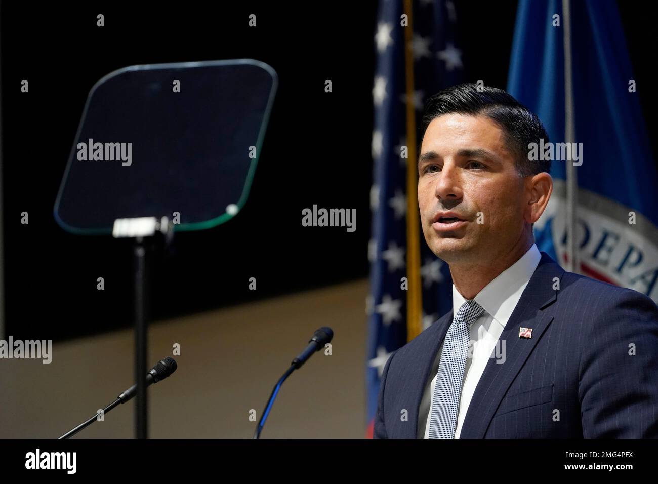 Department of Homeland Security Acting Secretary Chad Wolf speaks ...