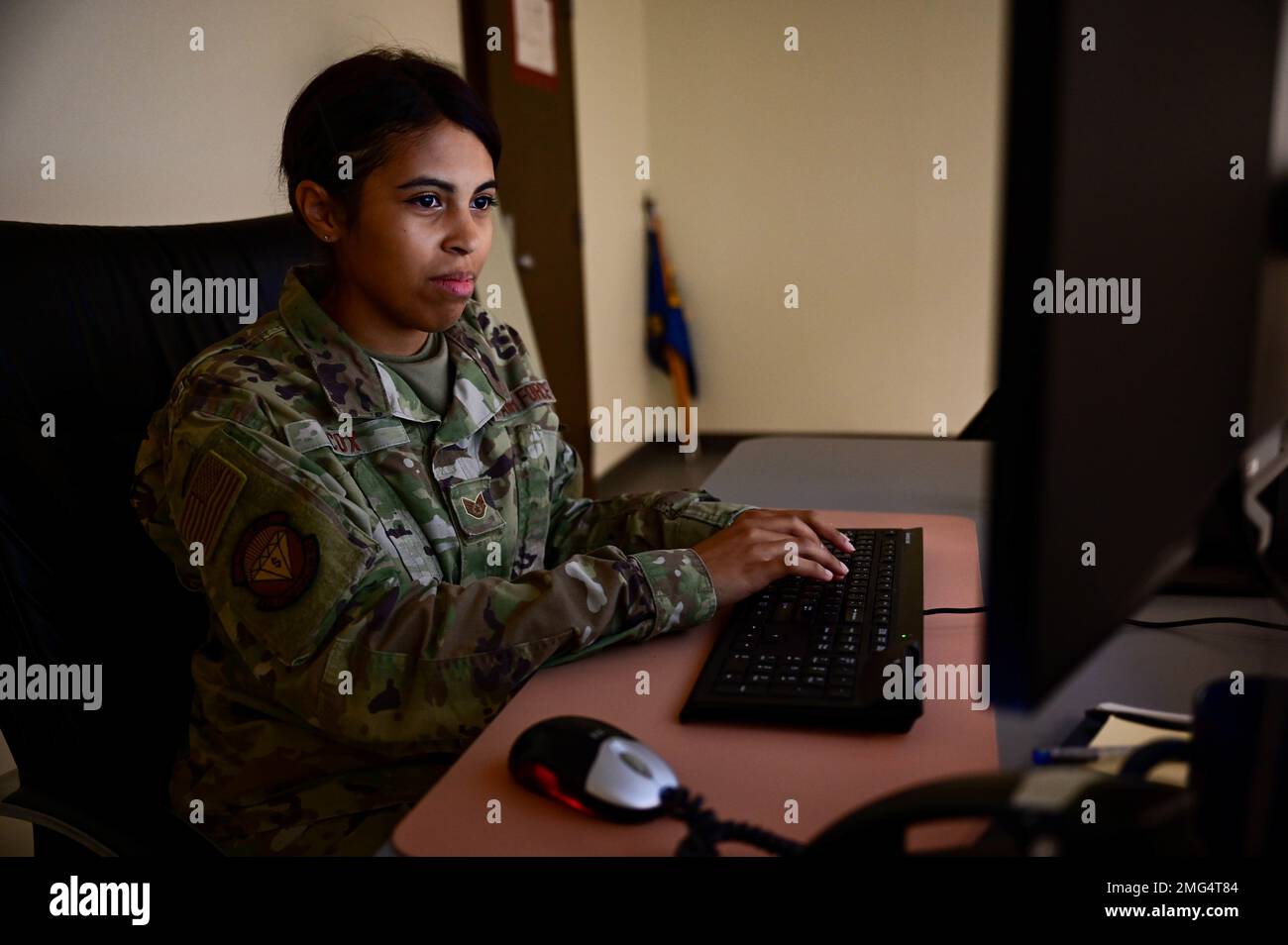 Staff Sgt. Angelique Cox, 8th Comptroller Squadron commander's support ...
