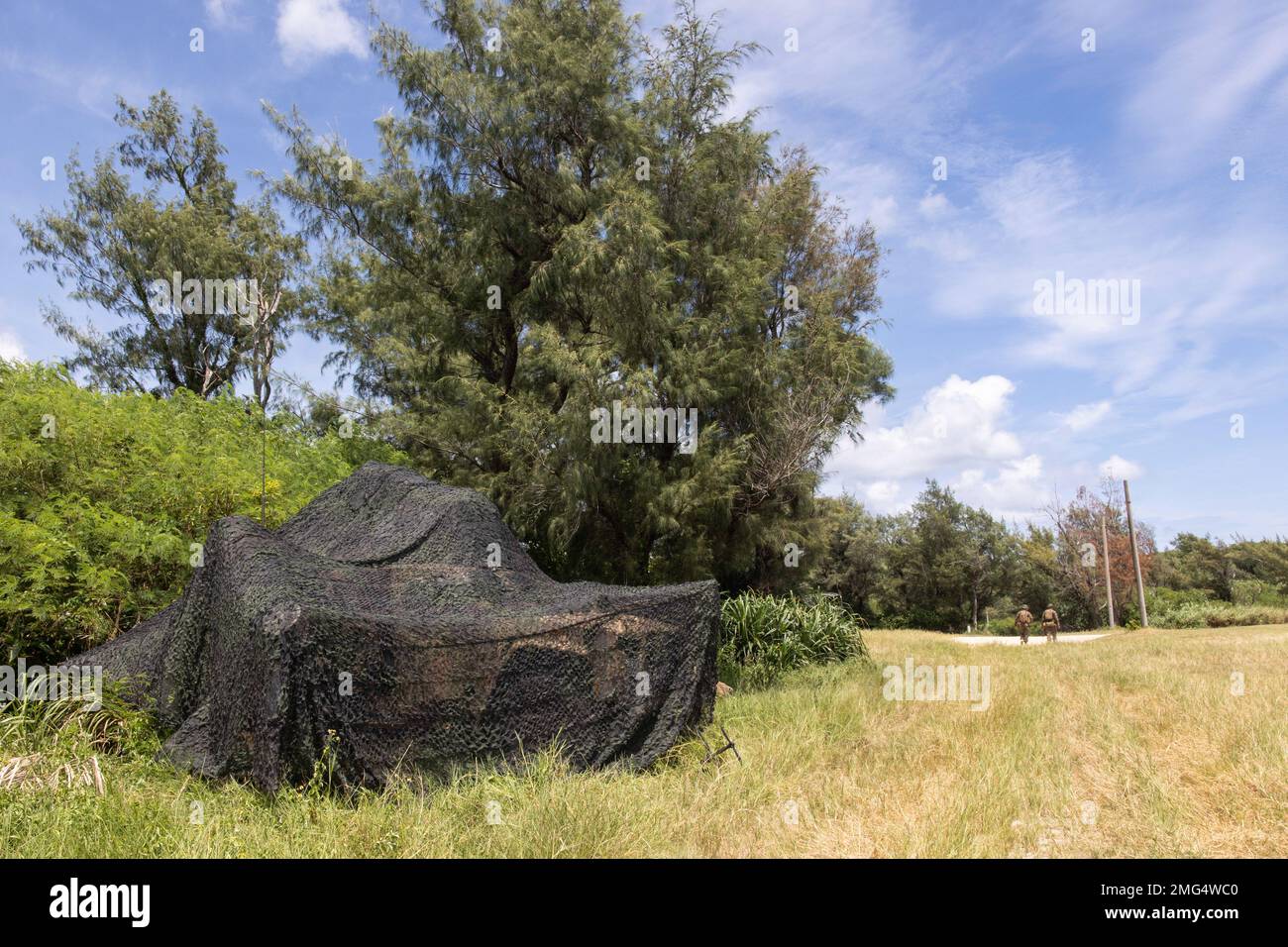 A U.S. Marine Corps joint light tactical vehicle with Battalion Landing ...