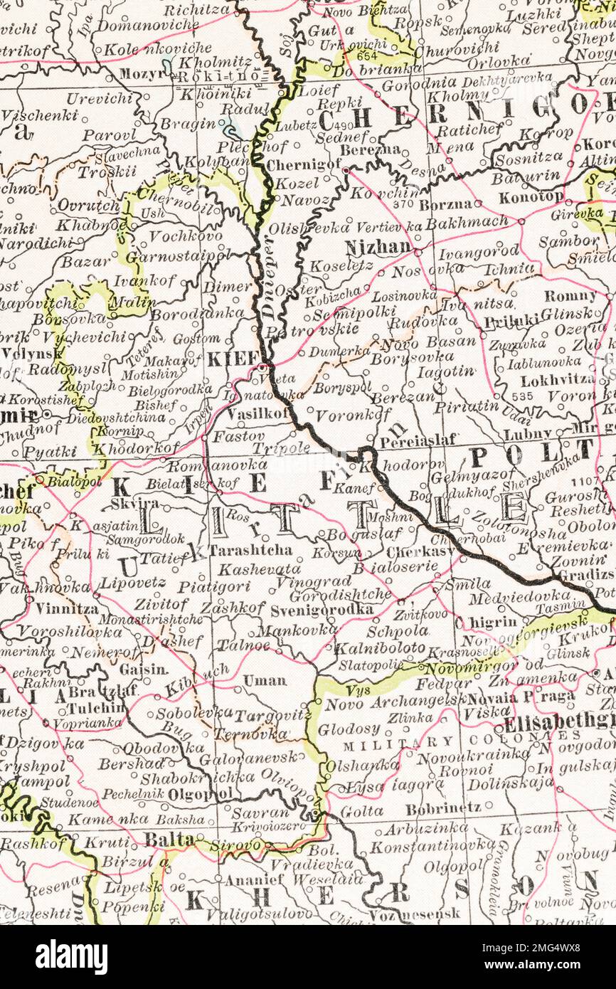 Dnieper River Map Russia