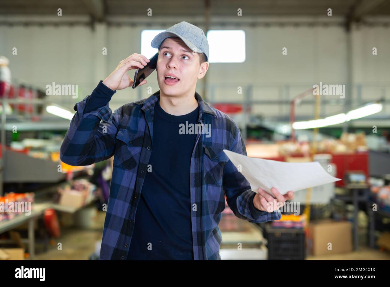 Positive cheerful men worker conducts business negotiations on the ...