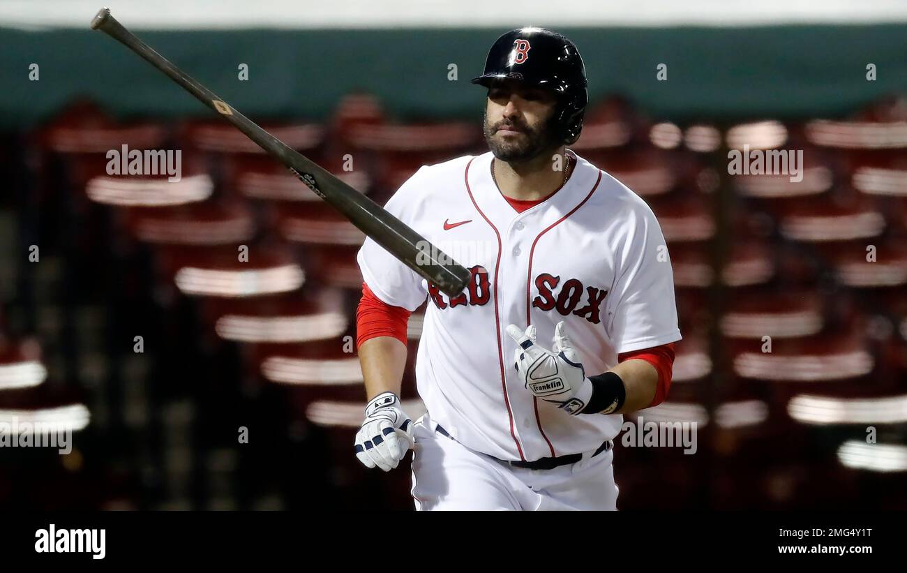 Boston Red Sox's J.D. Martinez plays against the Toronto Blue Jays ...