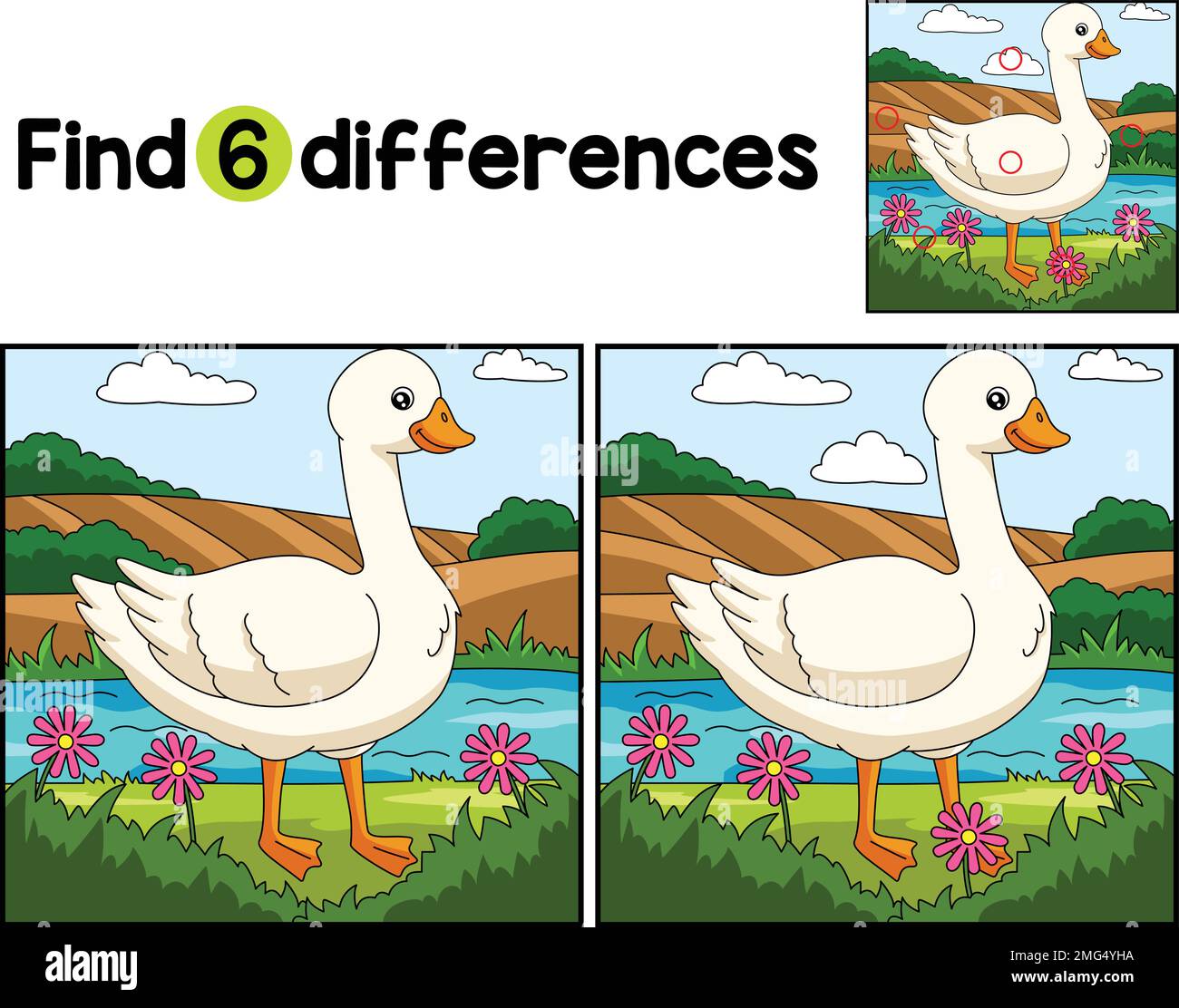 Goose lake Stock Vector Images - Alamy