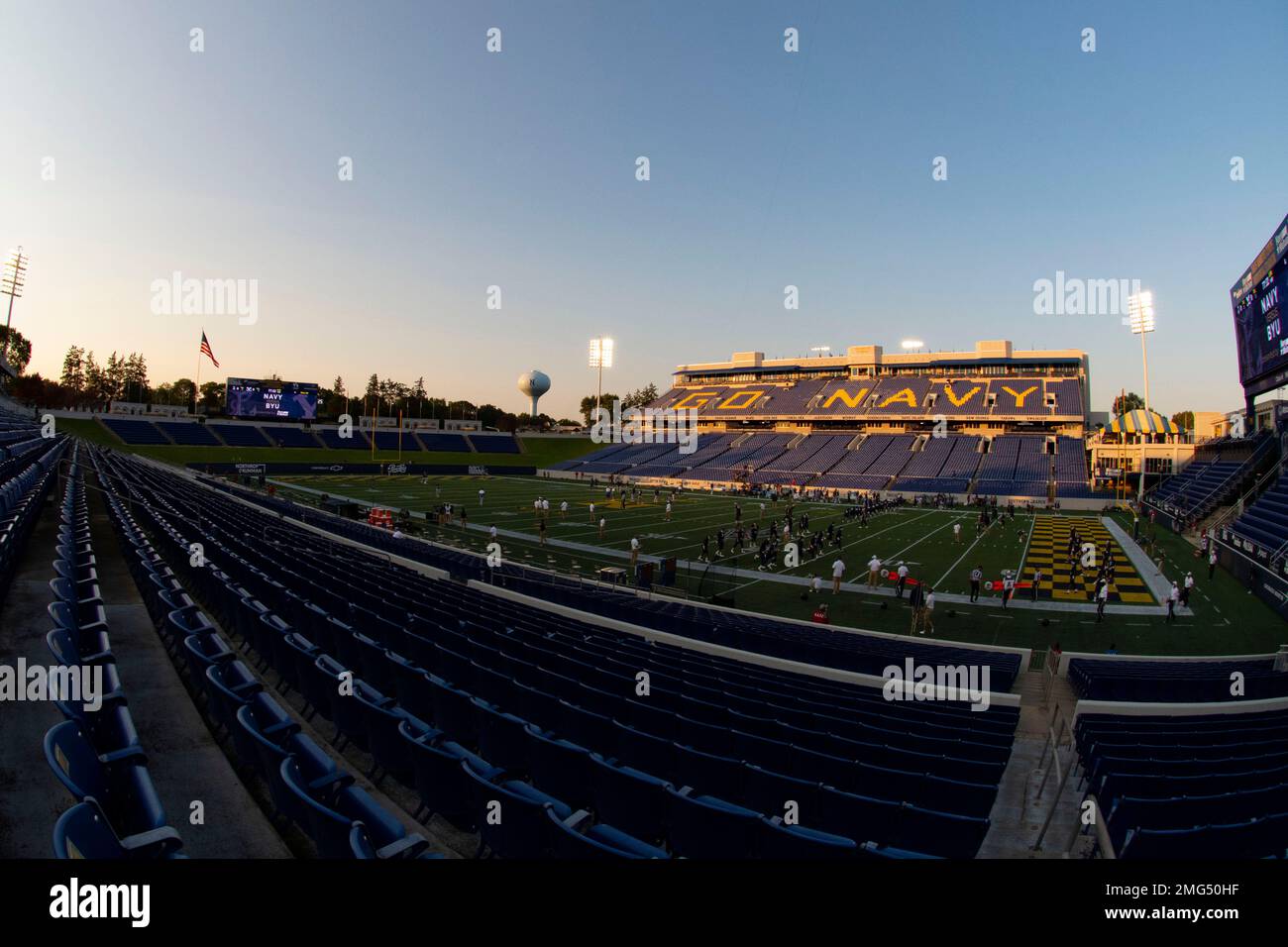 Navy-Marine Corps Memorial Stadium is viewed before an NCAA college ...