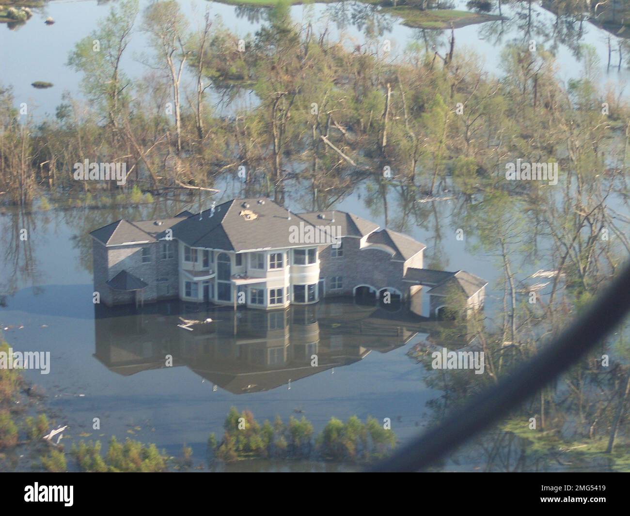 Aftermath - Flooding - Miscellaneous - 26-HK-36-8. aerial shot framed ...