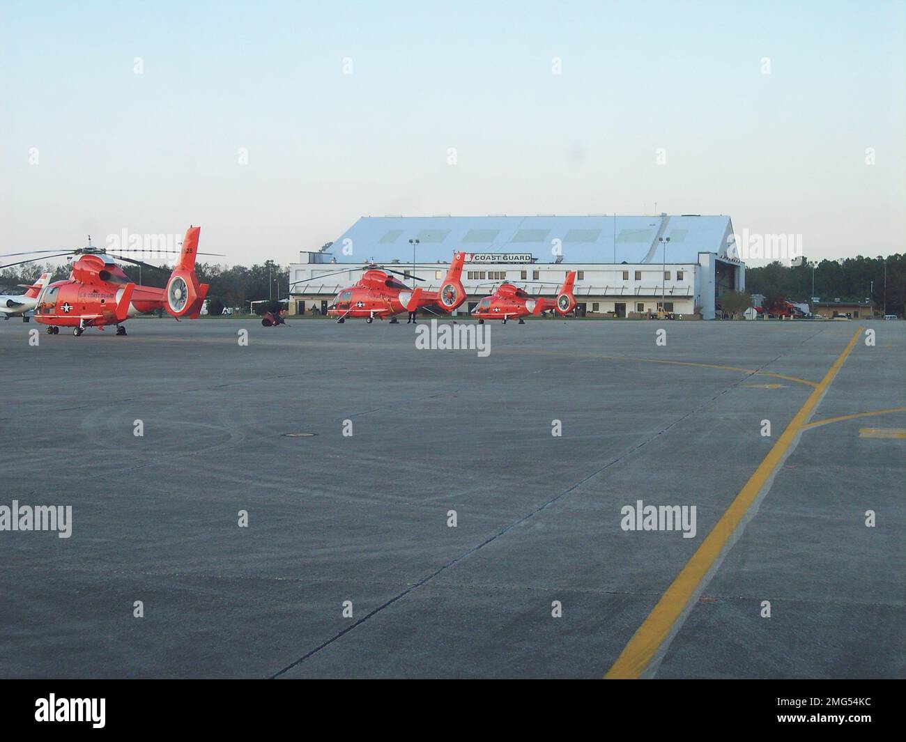 Aircrafts - HH-65 Dolphin - 26-HK-54-81. HH-65s on ramp near hangar ...