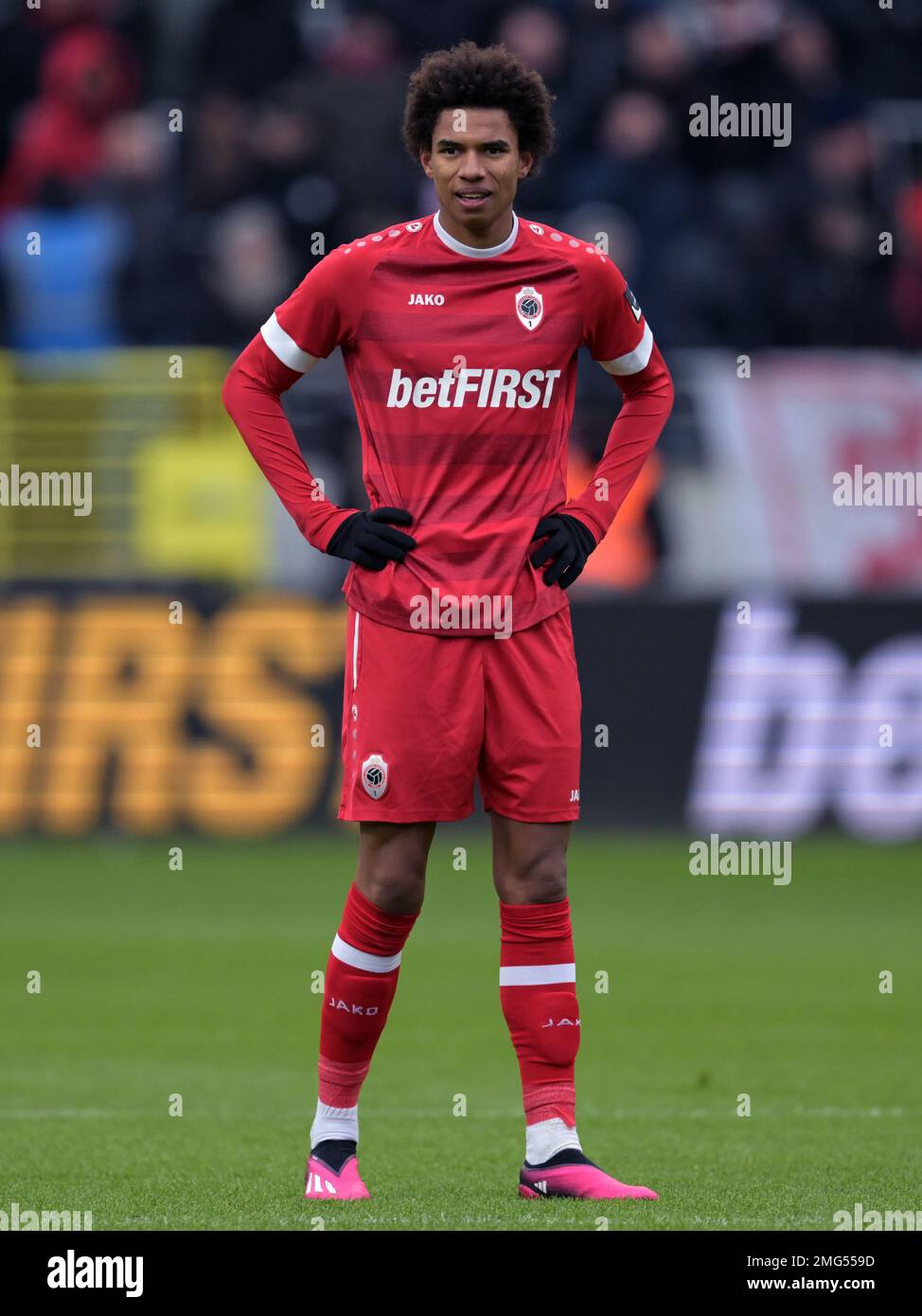 ANTWERP - Calvin Stengs of Royal Antwerp FC during the Belgian Jupiler ...