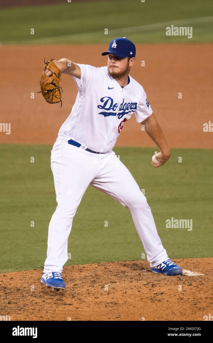 Los Angeles Dodgers relief pitcher Caleb Ferguson during a baseball ...