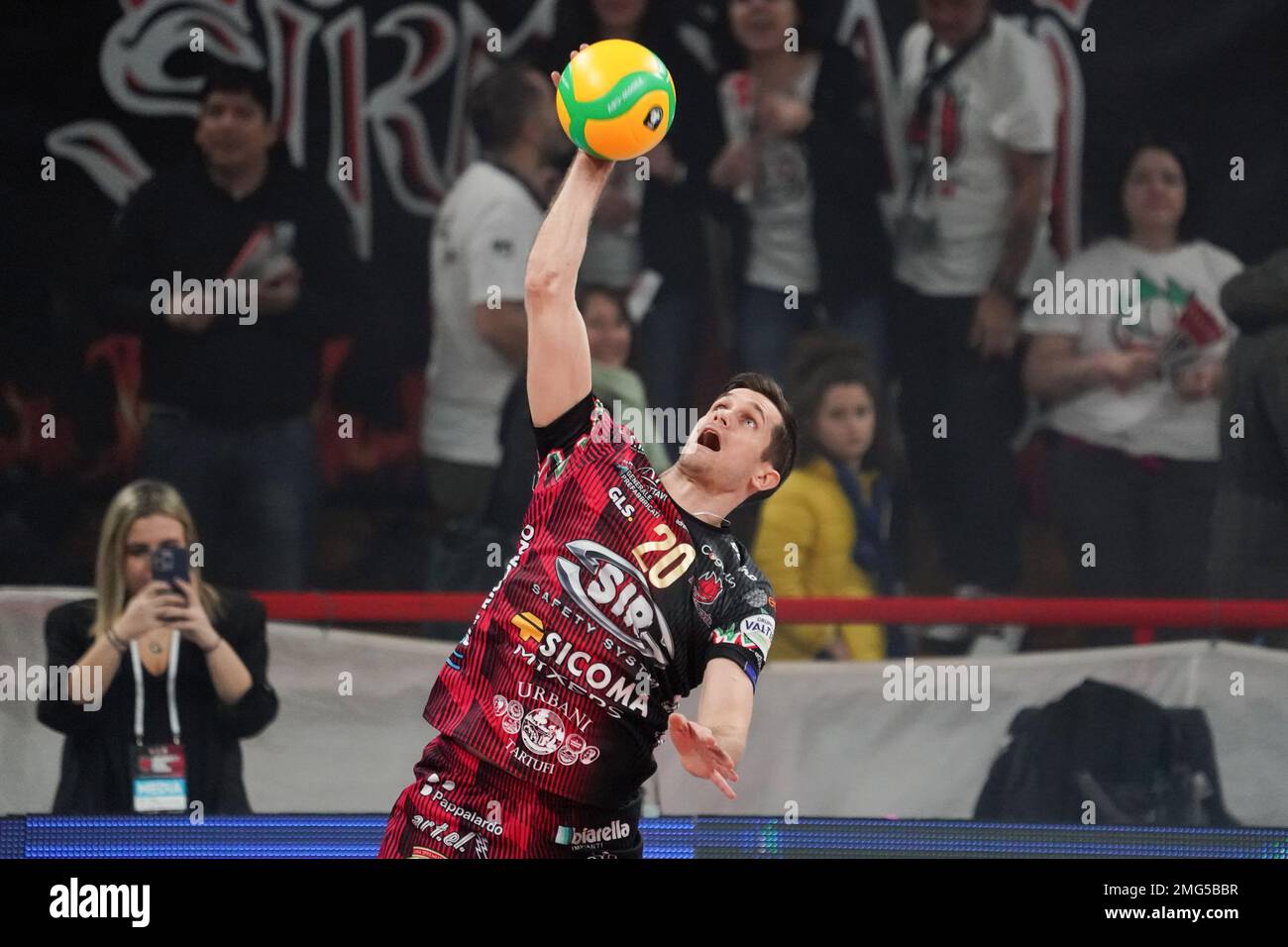 Pala Barton, Perugia, Italy, January 25, 2023, ropret gregor (n.20 sir ...