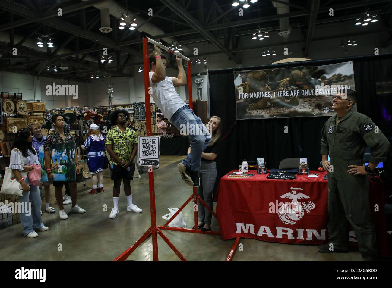 U.S. Marine Corps Capt. Skyler Briggs and Capt. Zachary Fowler count as ...