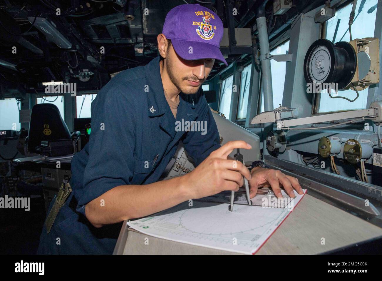 220821-N-EH998-1080 ARABIAN GULF (Aug. 21, 2022) Quartermaster 3rd ...