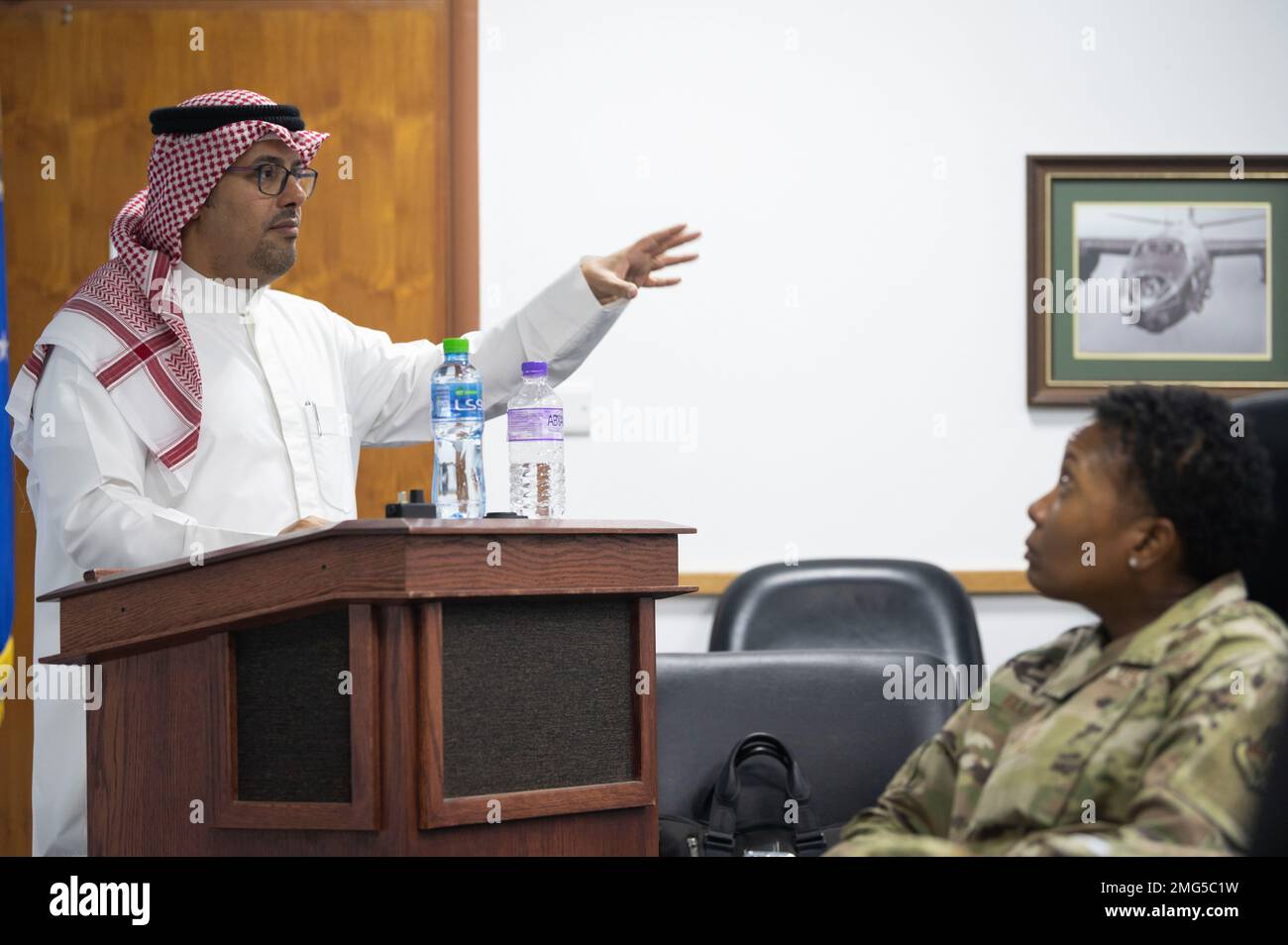 The 386 Air Expeditionary Wing welcomed Dr. Mubarak Al Hajeri, U.S ...