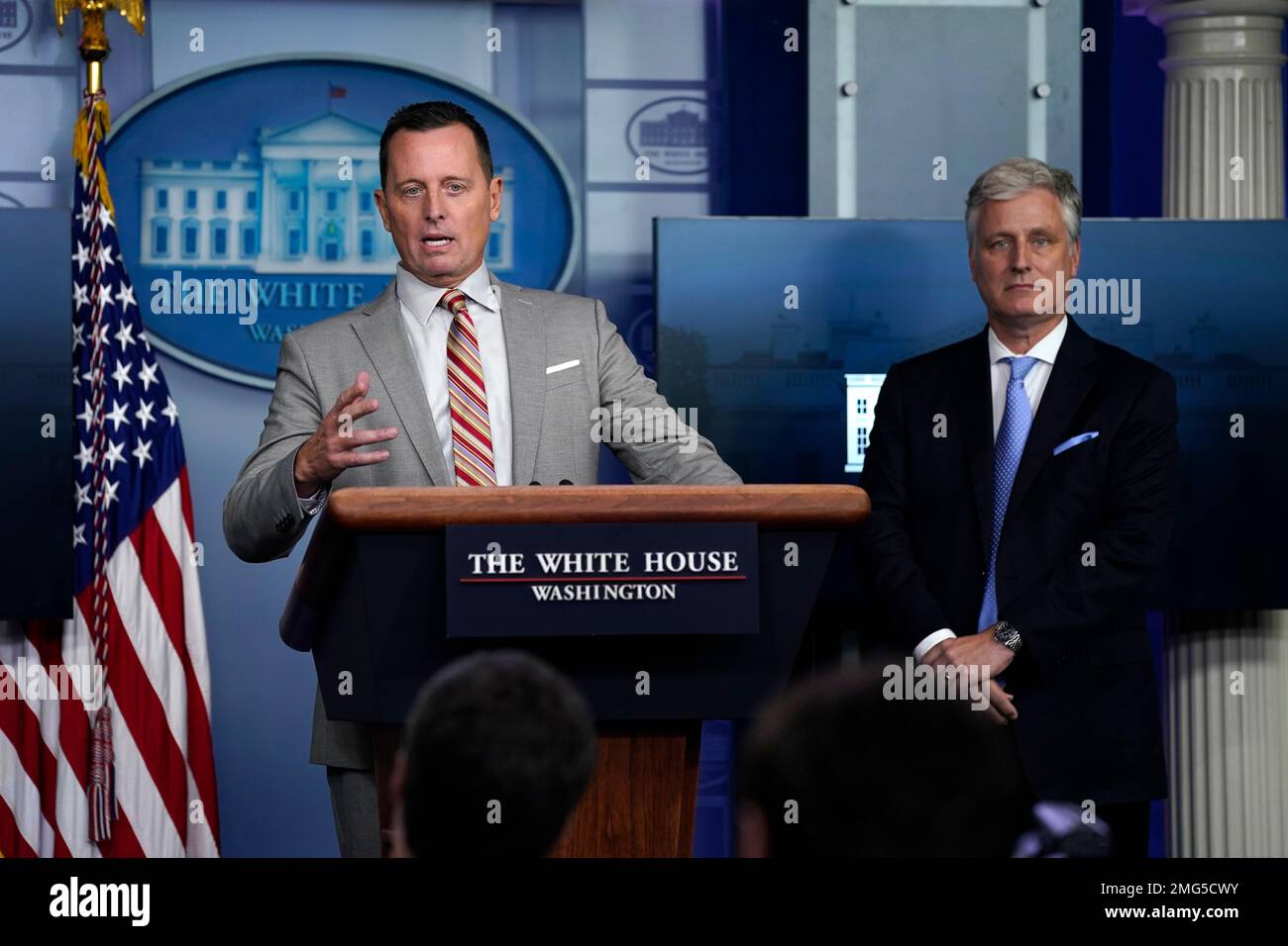 Adviser to the President on Serbia-Kosovo Richard Grenell speaks as ...