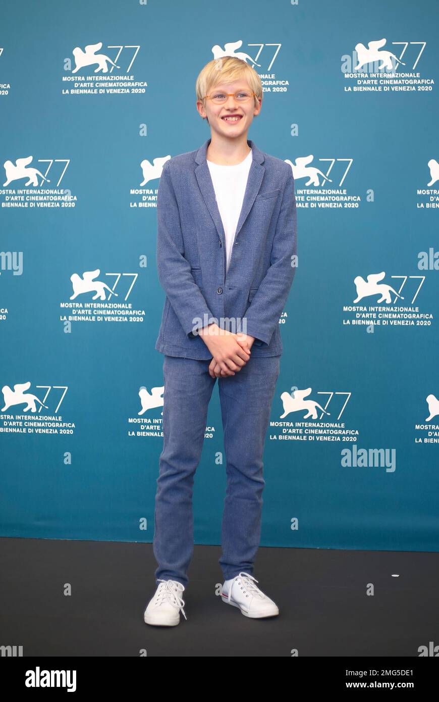 Mattia Garaci poses for photographers at the photo call for the film ...