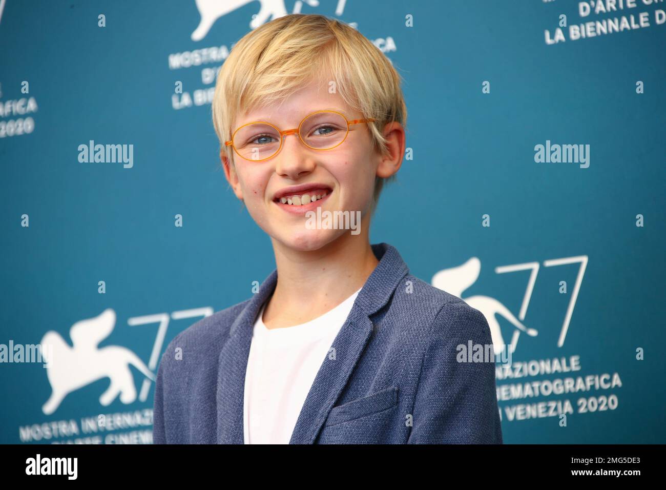 Mattia Garaci poses for photographers at the photo call for the film ...