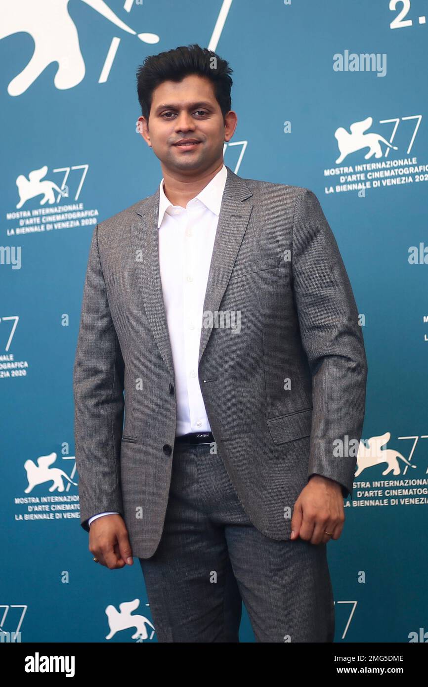 Actor Aditya Modak poses for photographers at the photo call for the film 'The Disciple' during ...