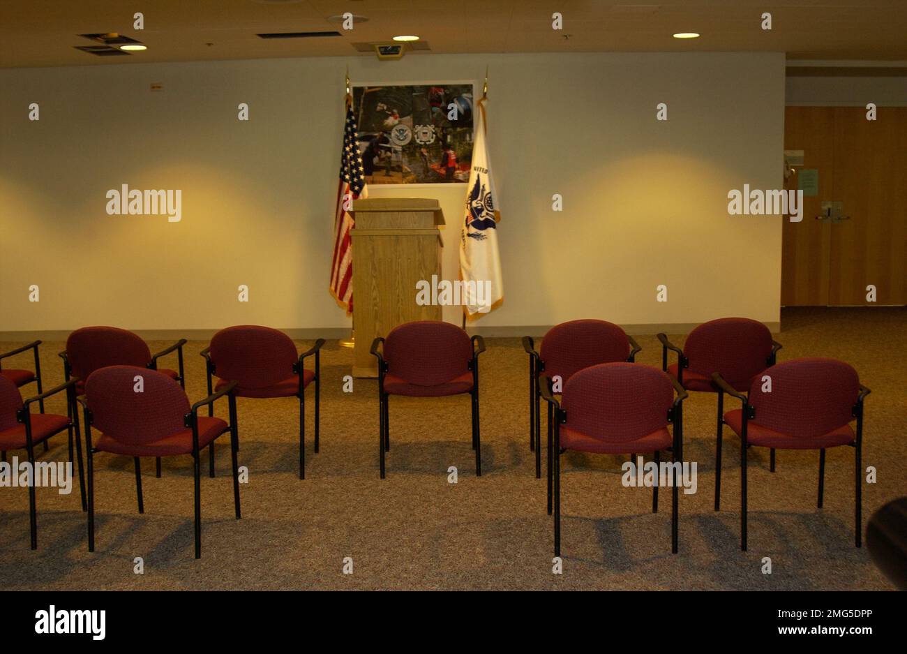 Rear Admiral Robert F. Duncan Press Conference - 26-HK-8-1. empty ...