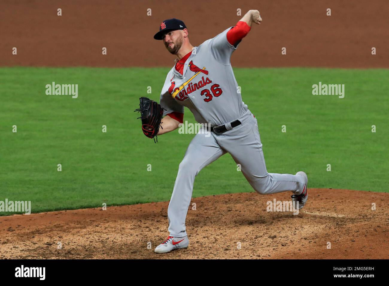 St. Louis Cardinals' Austin Gomber throws during a baseball game ...